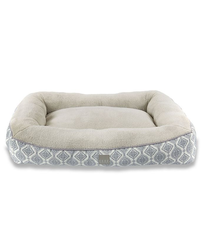 Home Dynamix CLOSEOUT! Elle Decor Comfy Pooch Dog Bolster Bed Pillow ...
