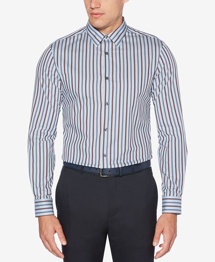 Perry Ellis Men's Stripe Performance Shirt - Macy's