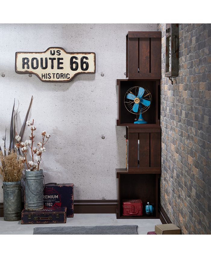 Furniture of America Forlan Industrial Display Case - Macy's