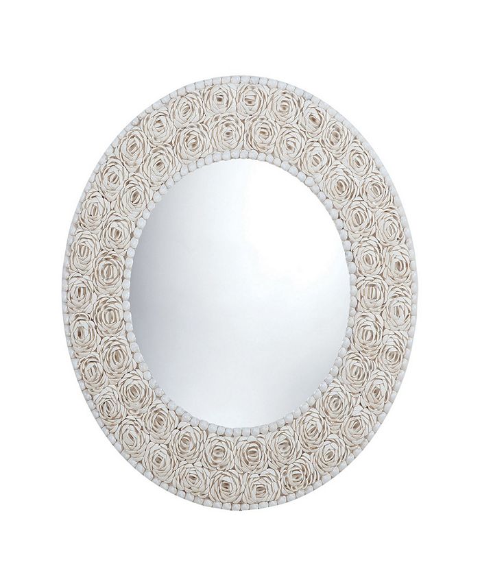 Dimond Home Floral Pattern Clam Shell Framed Mirror - Macy's