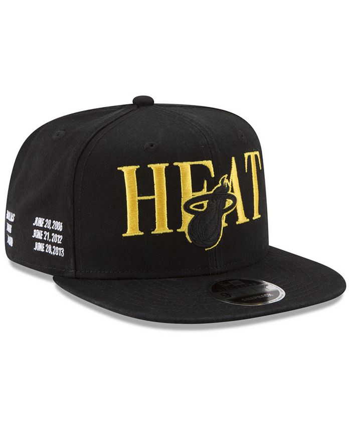 New Era Miami Heat 90s Throwback Roadie 9FIFTY Snapback Cap - Macy's