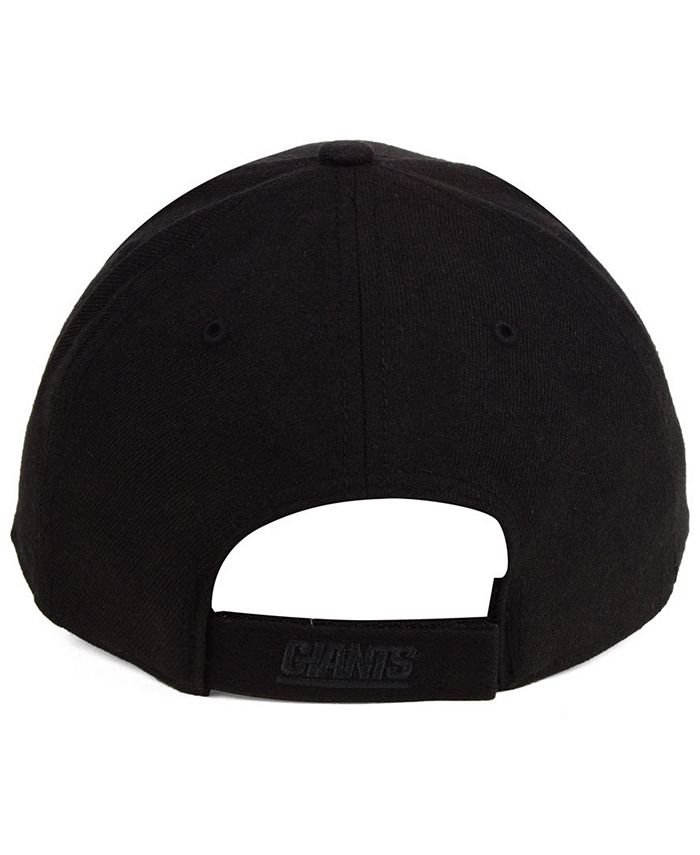 '47 Brand New York Giants Black & Black MVP Strapback Cap - Macy's