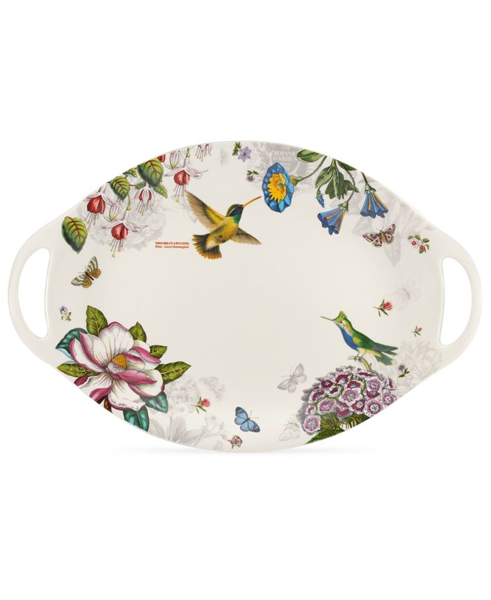 Portmeirion CLOSEOUT! Dinnerware, Botanic Hummingbird Platter - Macy's