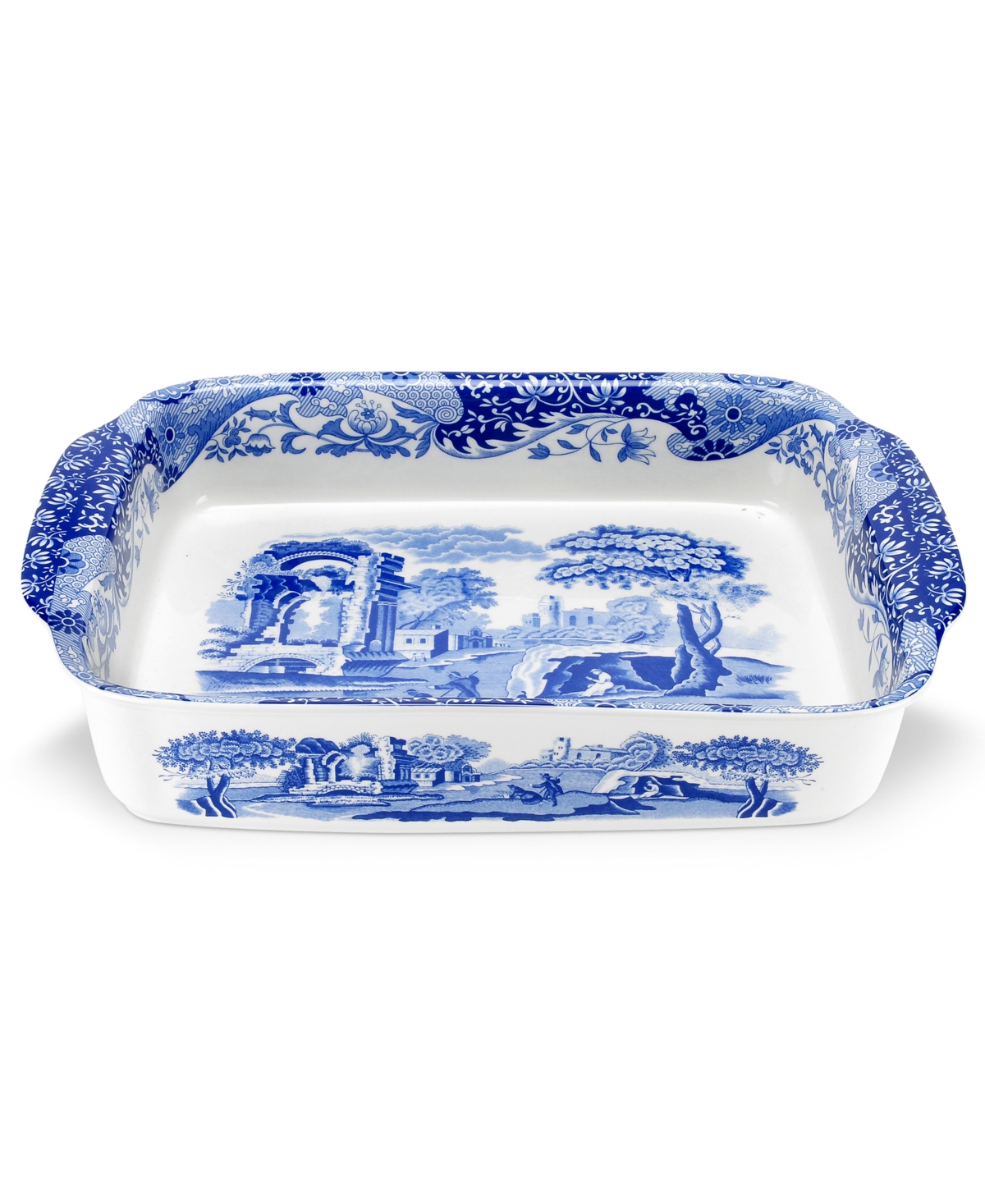 Click here for Spode Blue Italian Rectangular Handled Casserole prices