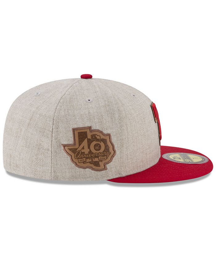 New Era Texas Rangers Leather Ultimate Patch Collection 59FIFTY FITTED ...