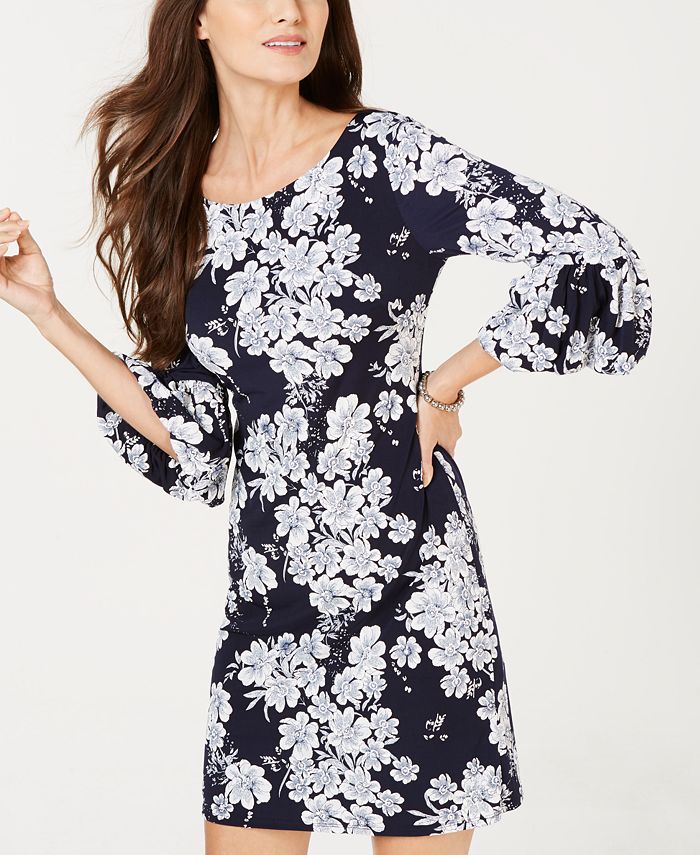 Jessica Howard Petite Floral-Print Dress - Macy's