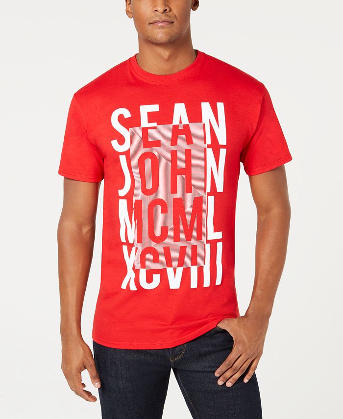Sean John Men's Logo Print T-Shirt - Macy's