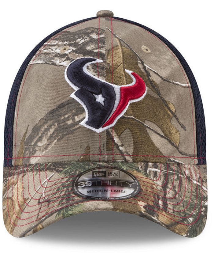 New Era Houston Texans Realtree Camo Team Color Neo 39THIRTY Cap - Macy's