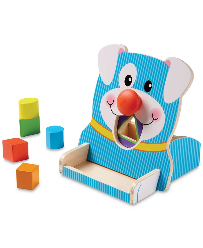 Melissa and Doug Melissa & Doug First Play Wooden Spin & Feed Shape ...