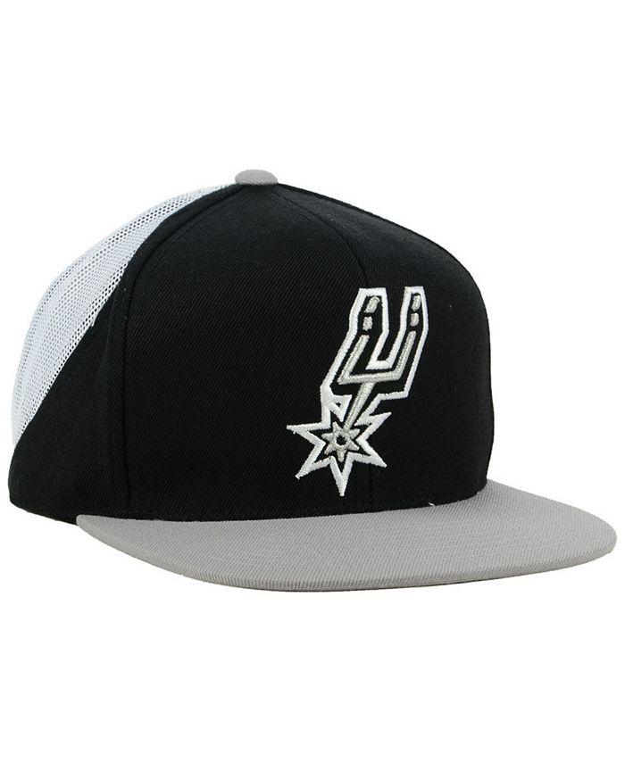 Mitchell & Ness San Antonio Spurs Curved Mesh Snapback - Macy's
