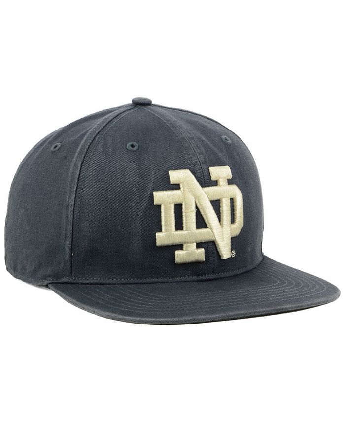 '47 Brand Notre Dame Fighting Irish Navy Go Shot Captain Snapback Cap ...