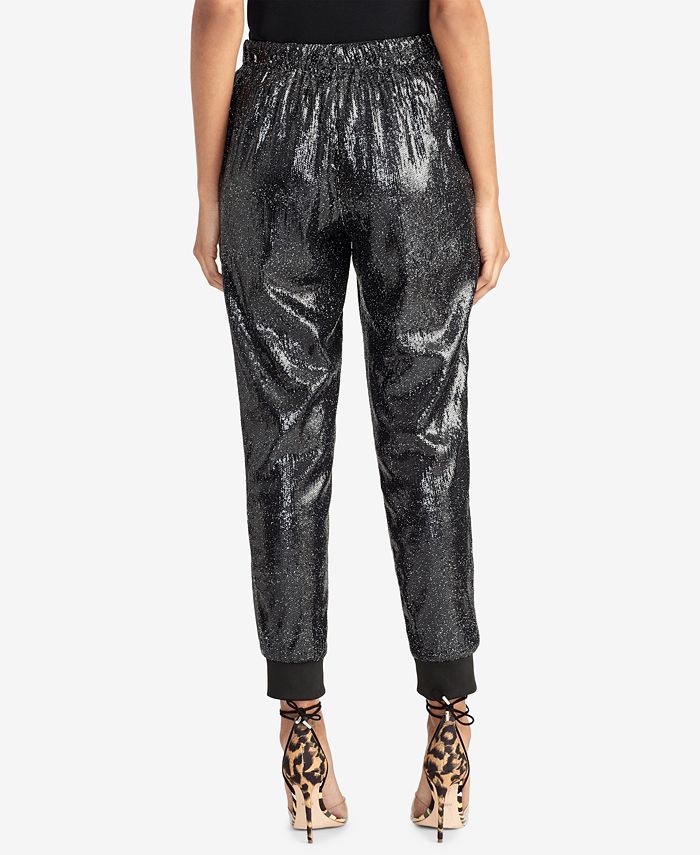 RACHEL Rachel Roy Nisha Sequin Joggers, Created for Macy's - Macy's
