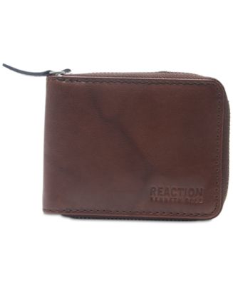 Kenneth Cole Reaction Men's Zip Leather Wallet - Macy's