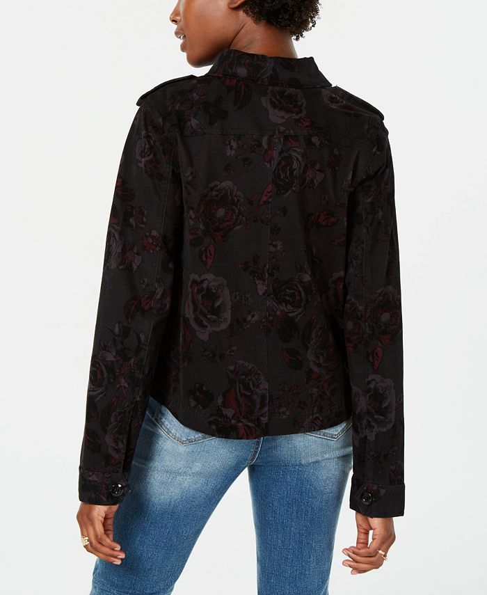 American Rag Juniors' Printed Velvet Jacket, Created for Macy's ...