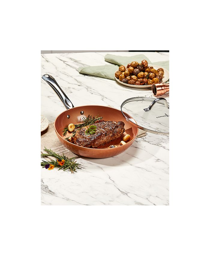 Copper Chef Round 10" Fry Pan with Lid - Macy's