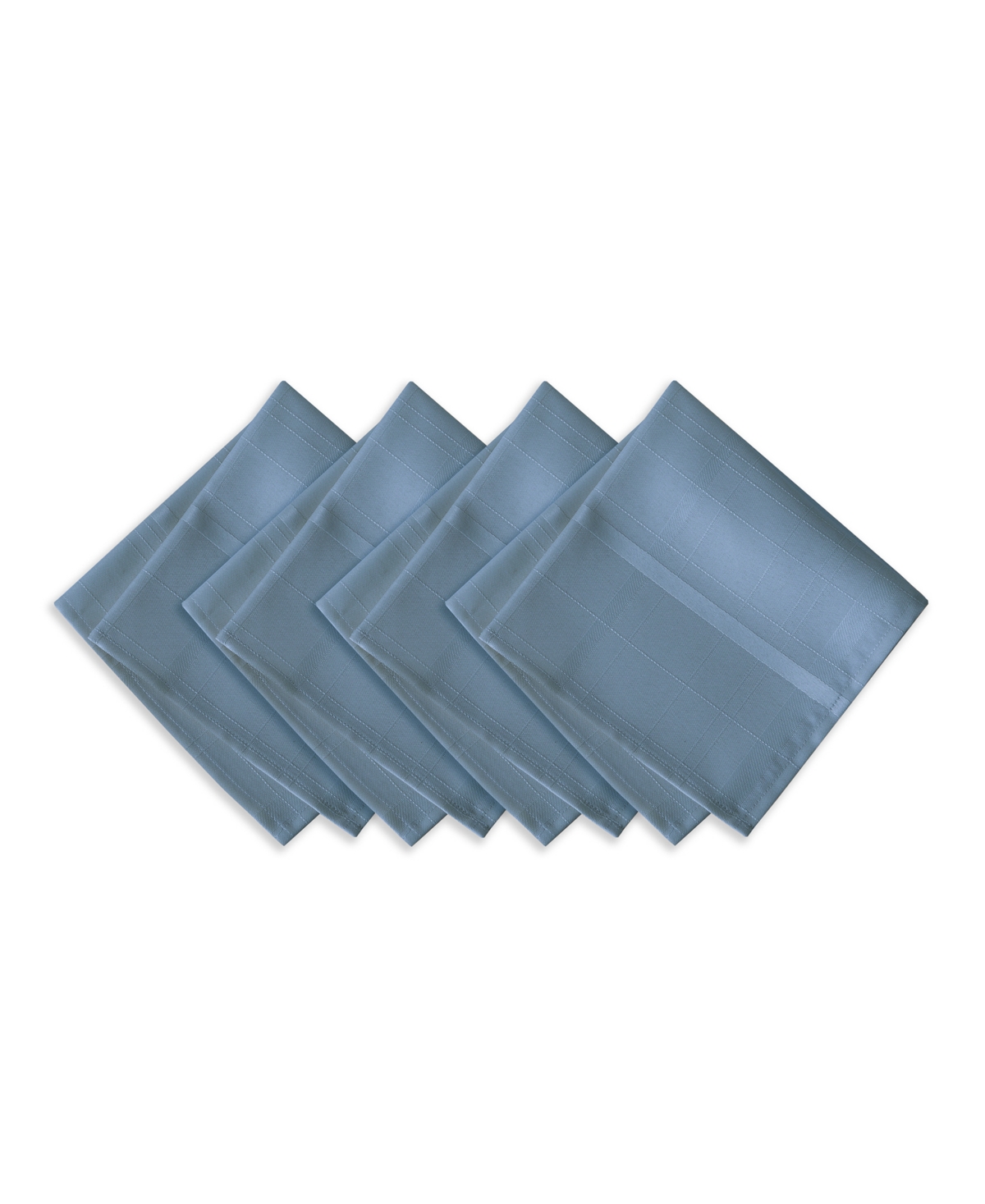 Click here for Elrene Elegance Plaid Set of 4 Napkins - Blue Shad... prices