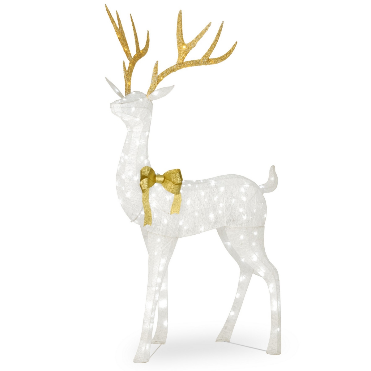 Click here for National Tree Company 75 Pre-lit Crystal White Sta... prices
