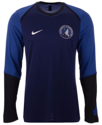Nike Men's Minnesota Timberwolves Dry Long Sleeve Top - Macy's