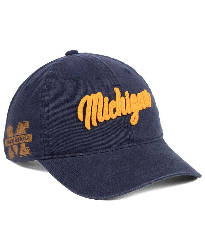 Zephyr Michigan Wolverines Scroll Adjustable Strapback Cap - Macy's