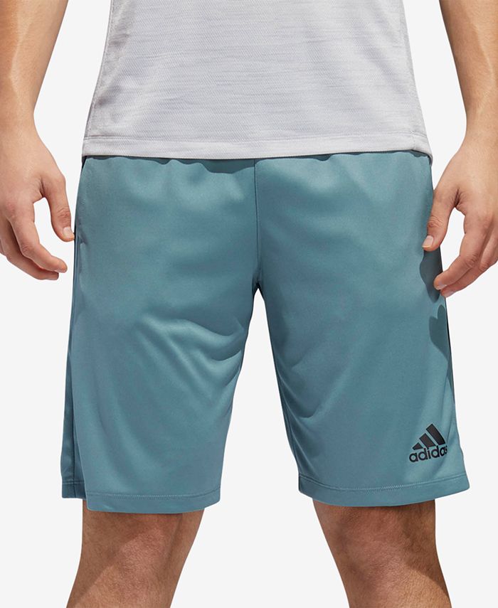adidas Men's ClimaLite® Three-Stripe 10" Shorts - Macy's