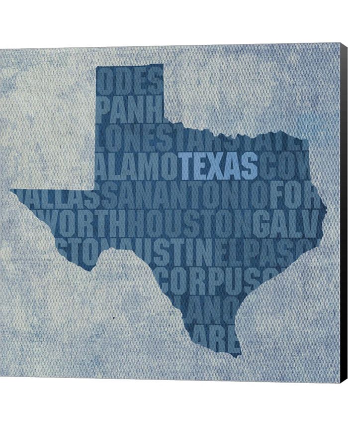 Metaverse Texas State Words By David Bowman Canvas Art - Macy's