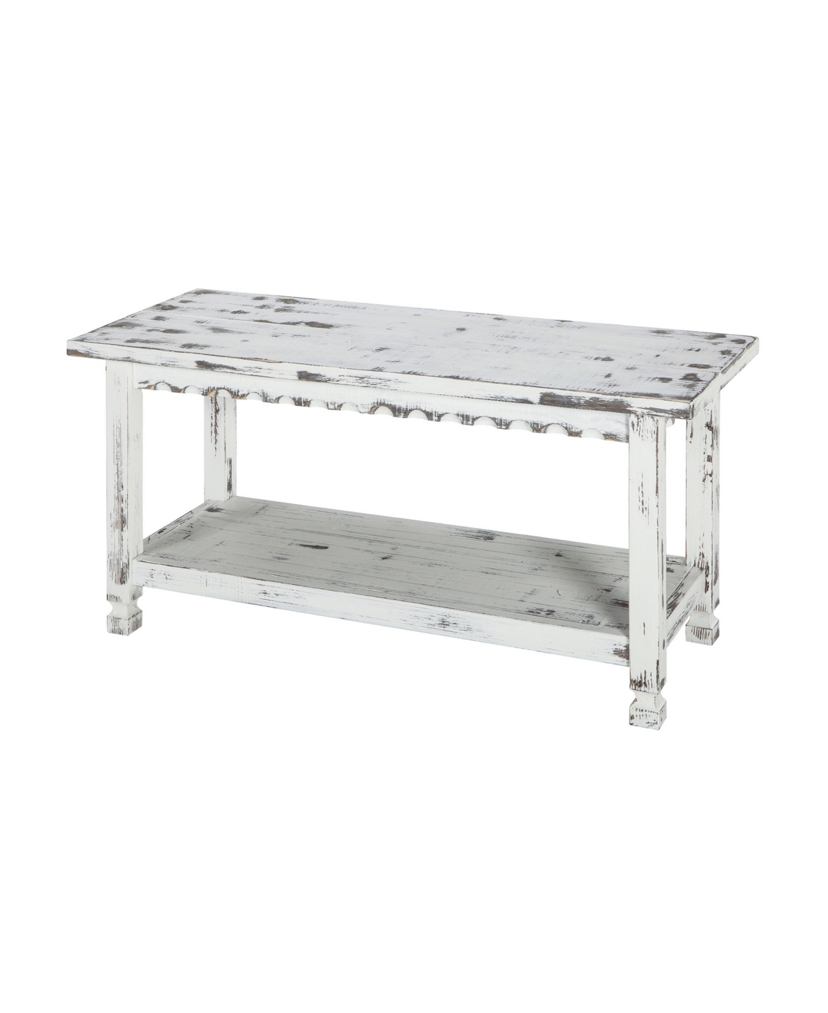 Click here for Country Cottage Bench - White prices