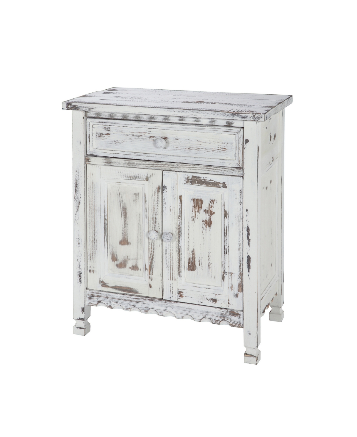 Click here for Country Cottage Accent Cabinet  White Antique Fini... prices