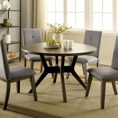 Cottage Style Round Wooden Dining Table - Macy's