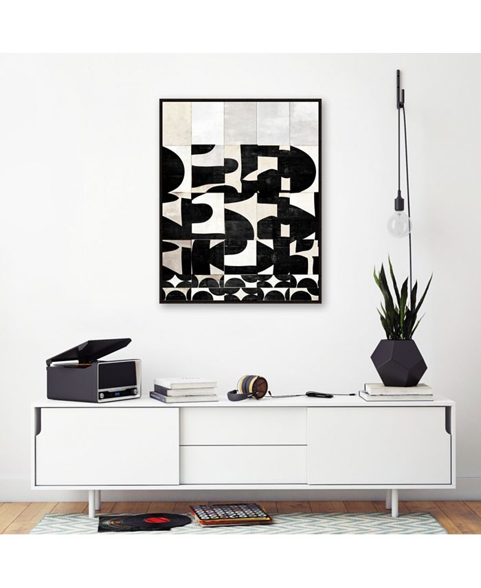 Artissimo Designs Scramble Framed Printed Canvas - Macy's