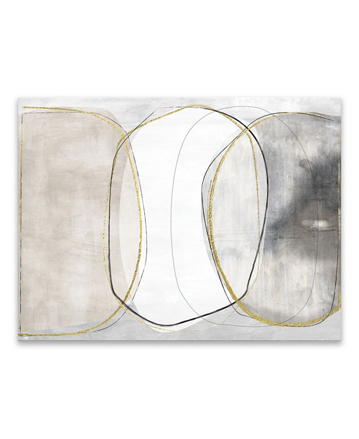 Artissimo Designs Circular Light Hand Embellished Canvas - Macy's