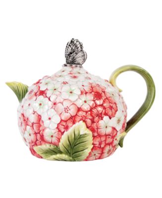 CLOSEOUT! Edie Rose by Rachel Bilson Serveware, Hydrangea Teapot - Macy's