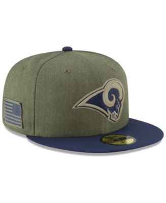 New Era Los Angeles Rams Salute To Service 59FIFTY FITTED Cap - Macy's