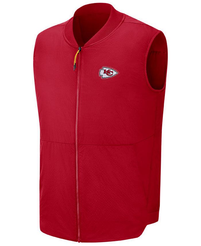 Nike Men's Kansas City Chiefs Sideline Coaches Vest - Macy's