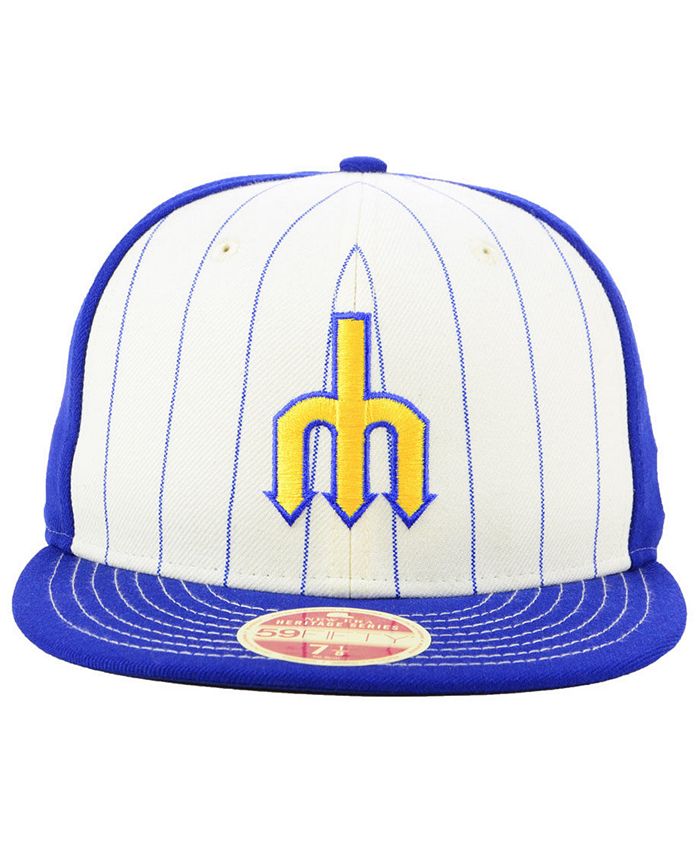 New Era Seattle Mariners Vintage Front 59FIFTY FITTED Cap & Reviews ...