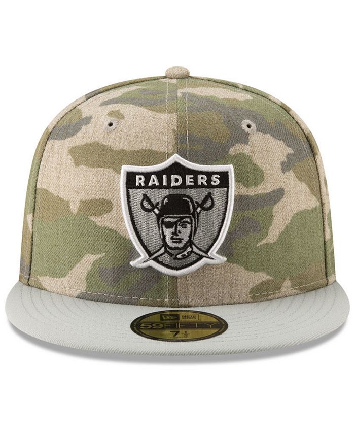New Era Oakland Raiders Vintage Camo 59FIFTY FITTED Cap - Macy's