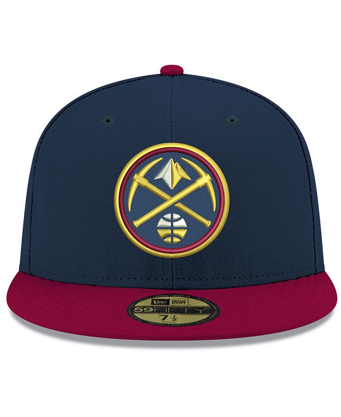 New Era Denver Nuggets Basic 2 Tone 59FIFTY Fitted Cap - Macy's
