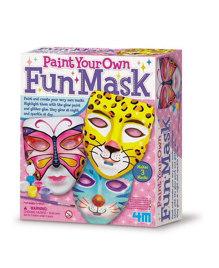 4M Paint Your Own Fun Masks Kit - Macy's