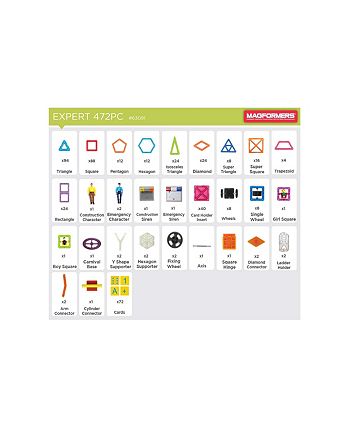 Magformers Expert 472 Piece Magnetic Construction Set - Macy's