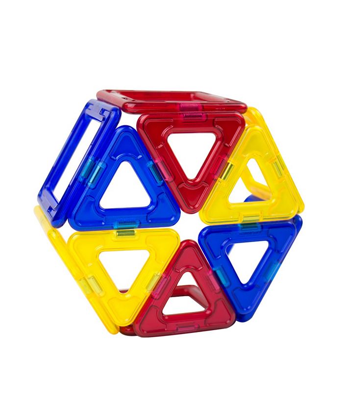 Magformers Primary Color 14 Piece Magnetic Construction Set - Macy's