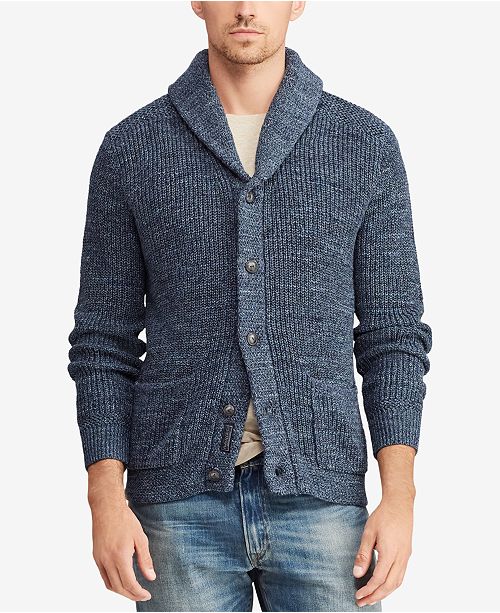 Polo Ralph Lauren Men's Shawl-Collar Cardigan Sweater & Reviews - Sweaters - Men - Macy's