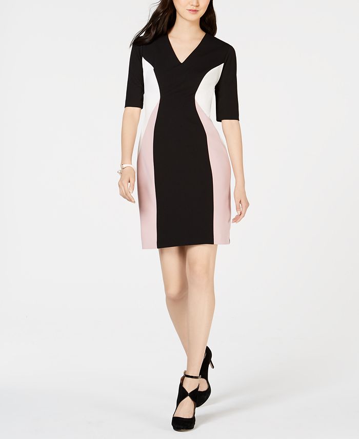 Connected Colorblocked Sheath Dress - Macy's