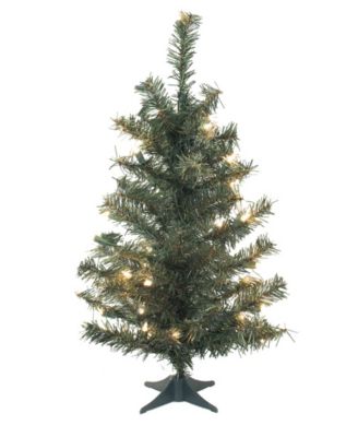 Vickerman 24 inch Canadian Pine Artificial Christmas Tree - Macy's