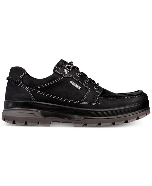 Ecco Men's Rugged Track GTX Moc Toe Waterproof Leather Oxfords ...