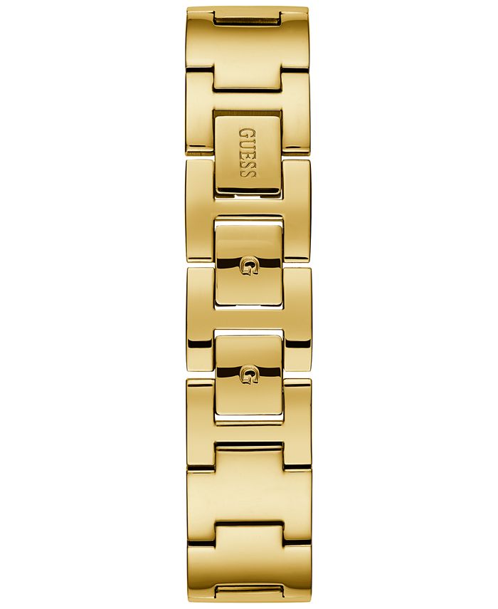 GUESS Women's Gold-Tone Stainless Steel Mesh Bracelet Watch 36.5mm - Macy's