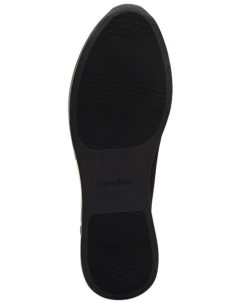 Calvin Klein Women's Quan Stretch Knit Sneakers & Reviews - Athletic ...