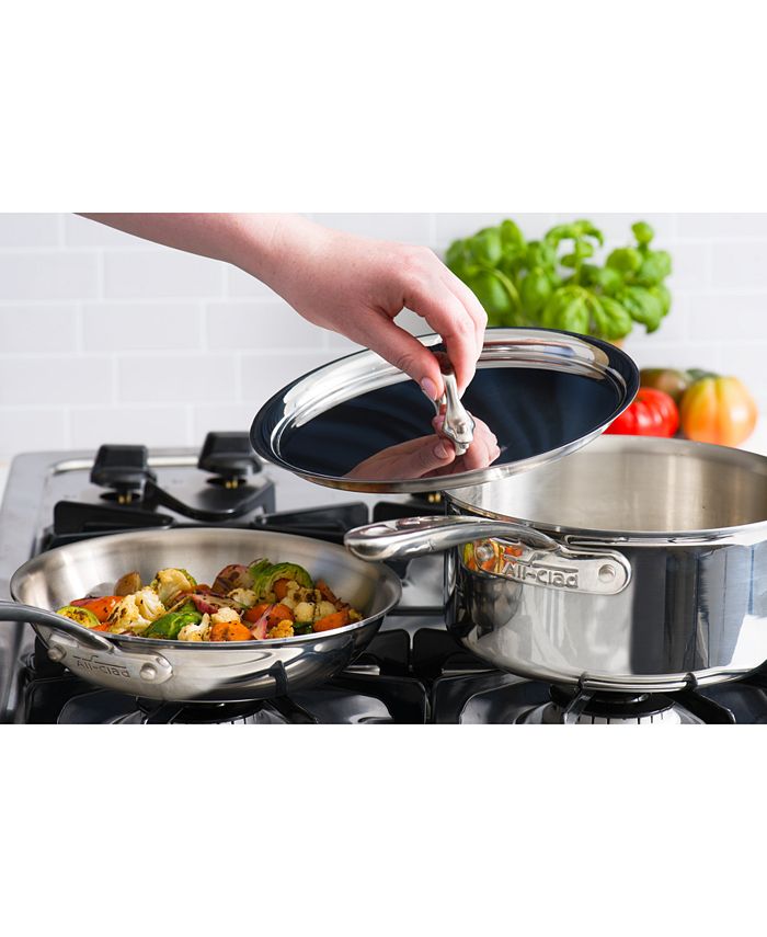 All-Clad d3 Stainless Steel Compact 10-Pc. Cookware Set - Macy's