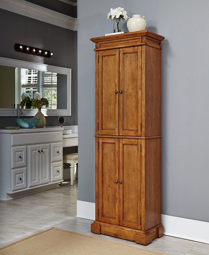Home Styles Americana Pantry Distressed Oak Finish - Macy's