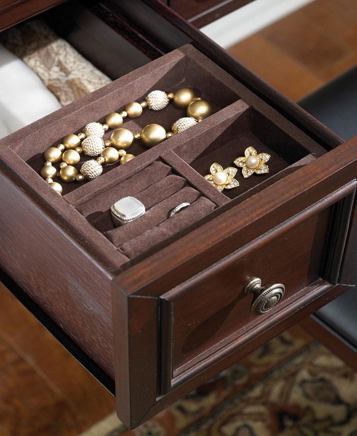 Home Styles Lafayette Cherry Vanity Table - Macy's