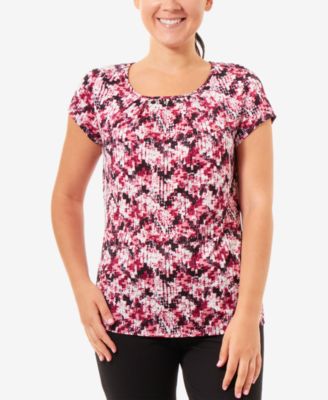 NY Collection Embellished Cap Sleeve Top - Macy's