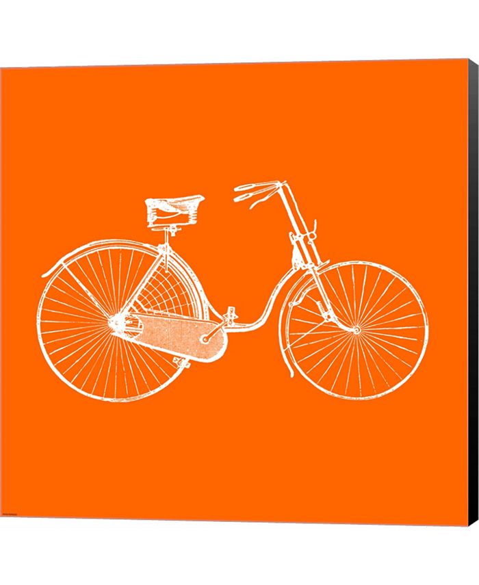 Metaverse Orange Bicycle by Veruca Salt Canvas Art - Macy's